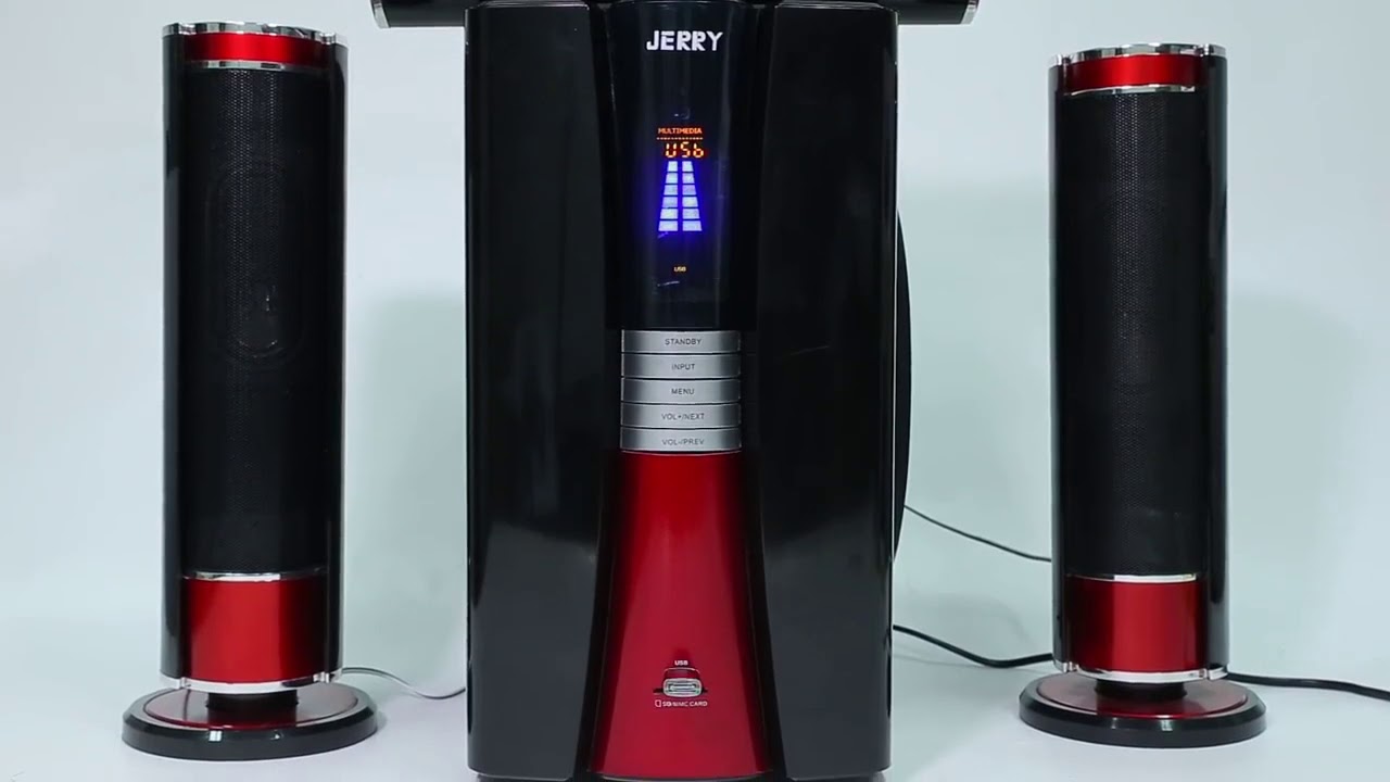 JERRYPOWER 3 1 Audio Active Speaker Home Theater Music sound system ...