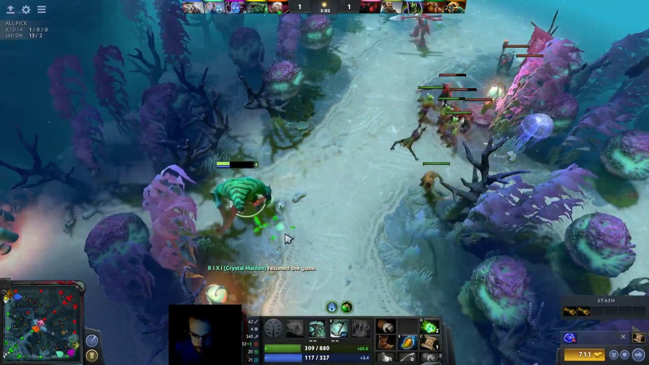 [ENG] DOTA 2 - Tidehunter - I'm a Fish Out of Water - YouTube