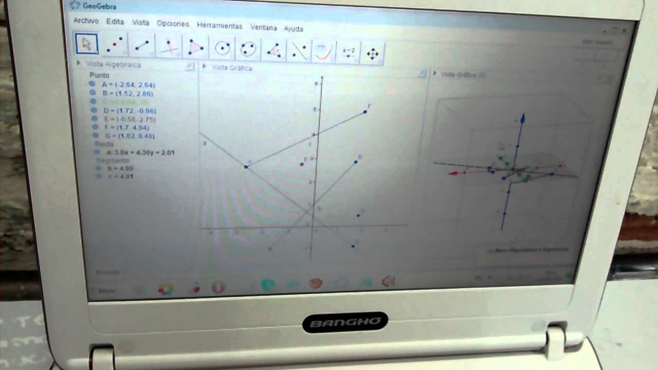 Tutorial de Geogebra aprendiendo a utilizar las Herramientas - YouTube