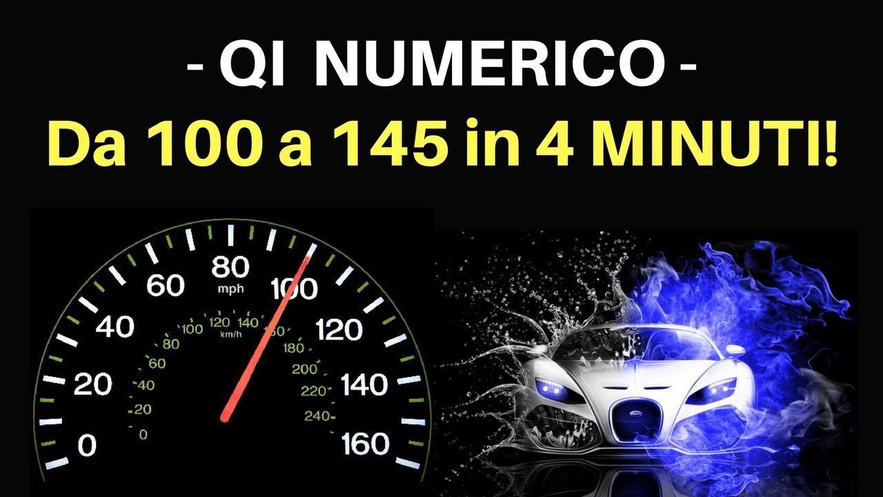 Test di INTELLIGENZA MATEMATICA in 4 Minuti: QI Numerico oltre 145 ...