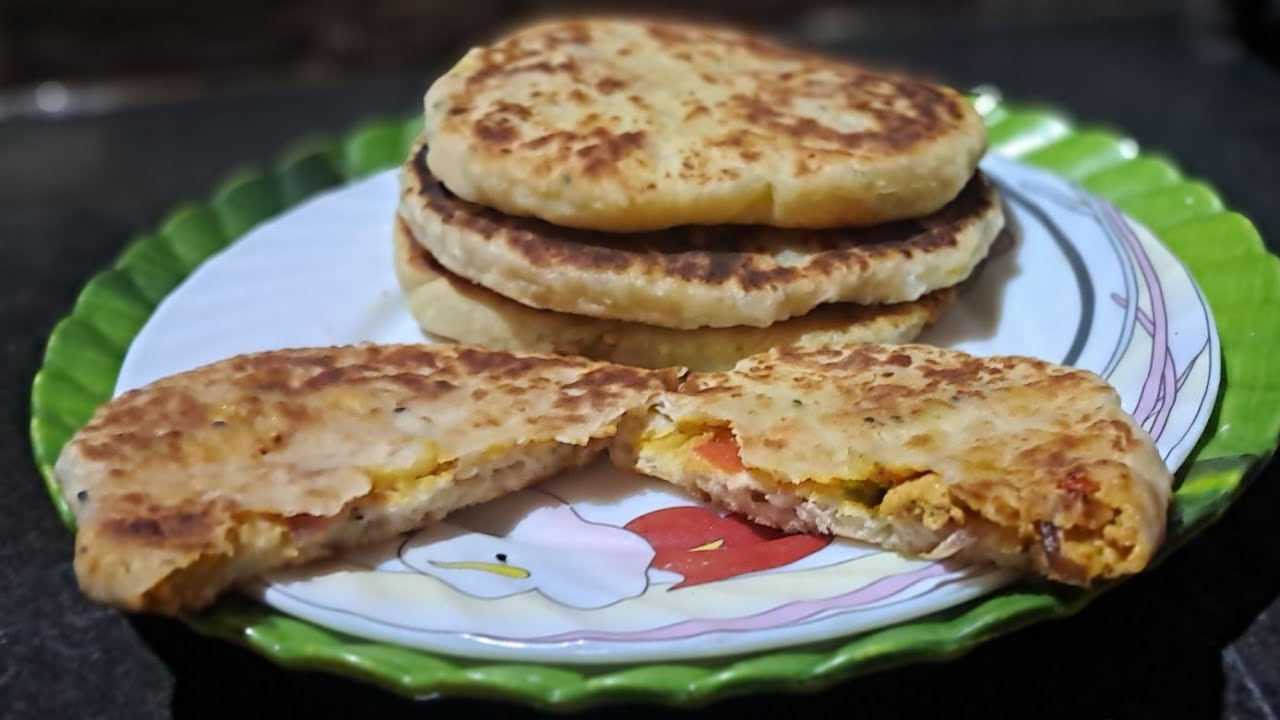 Testy yummy spicy chicken naan paratha recipe. - YouTube
