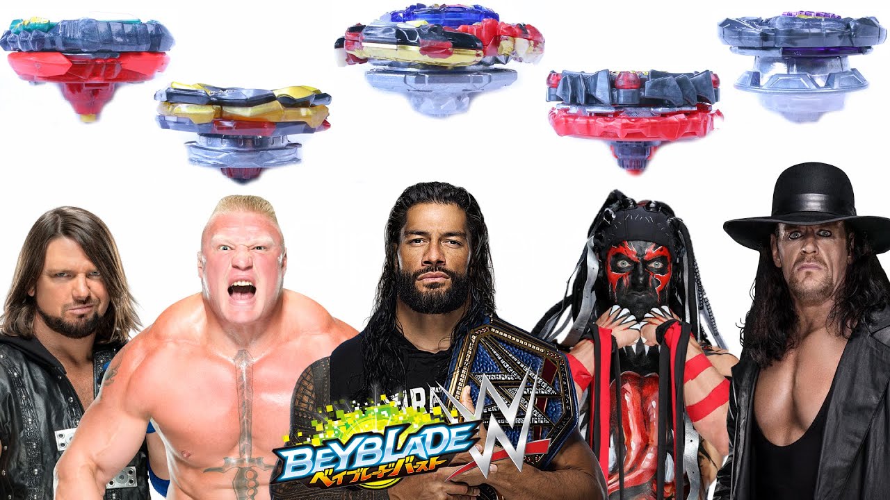 MAKING BEYBLADES FOR WWE SUPERSTARS | Beyblade Burst Battle Royale ...