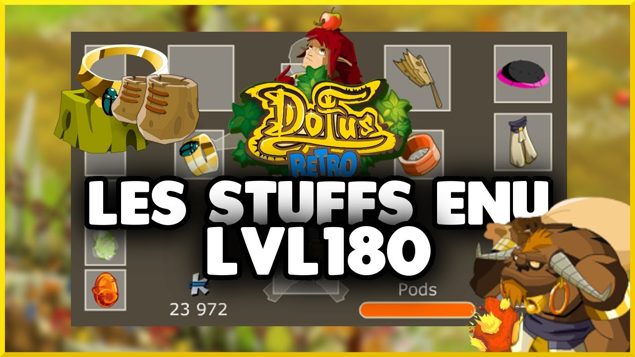 Nouveaux Stuffs Enu & 10 Minotoror pour un Drop Dofus Pourpre ! - DOFUS RÉTRO - YouTube