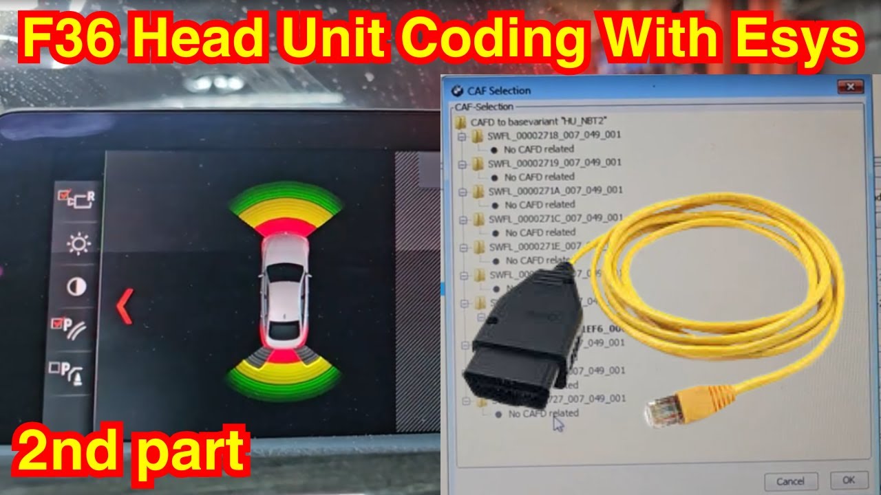 Head Unit Programming And Coding On Bmw F36 With Esys (2nd Part) - YouTube
