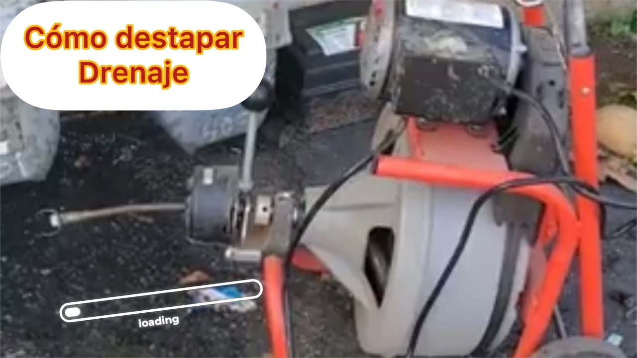 Como destapar drenajes con víbora de 75 pies - YouTube