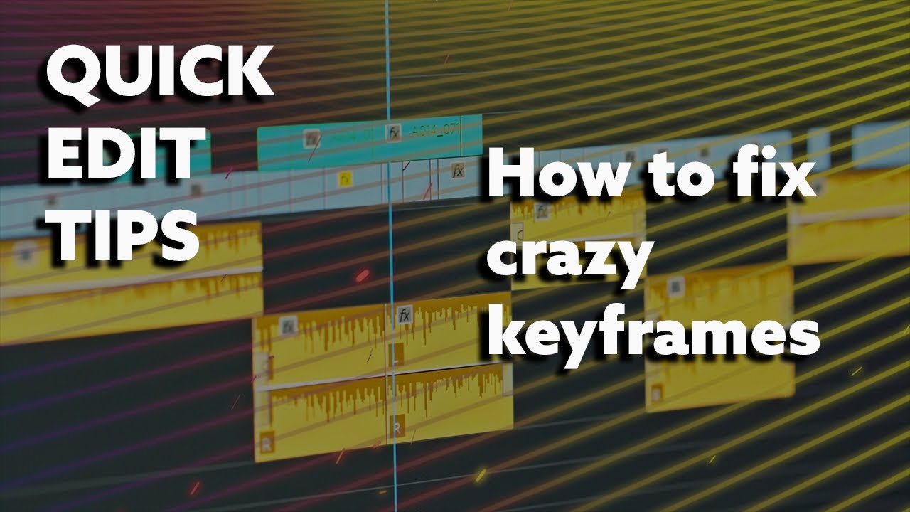 How To Fix Crazy Keyframes in Premiere Pro - YouTube