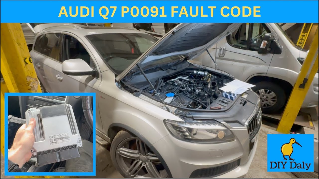 Audi Q7 non runner P0091 Fuel pressure regulator fault, finally back on the road after 12 weeks ...