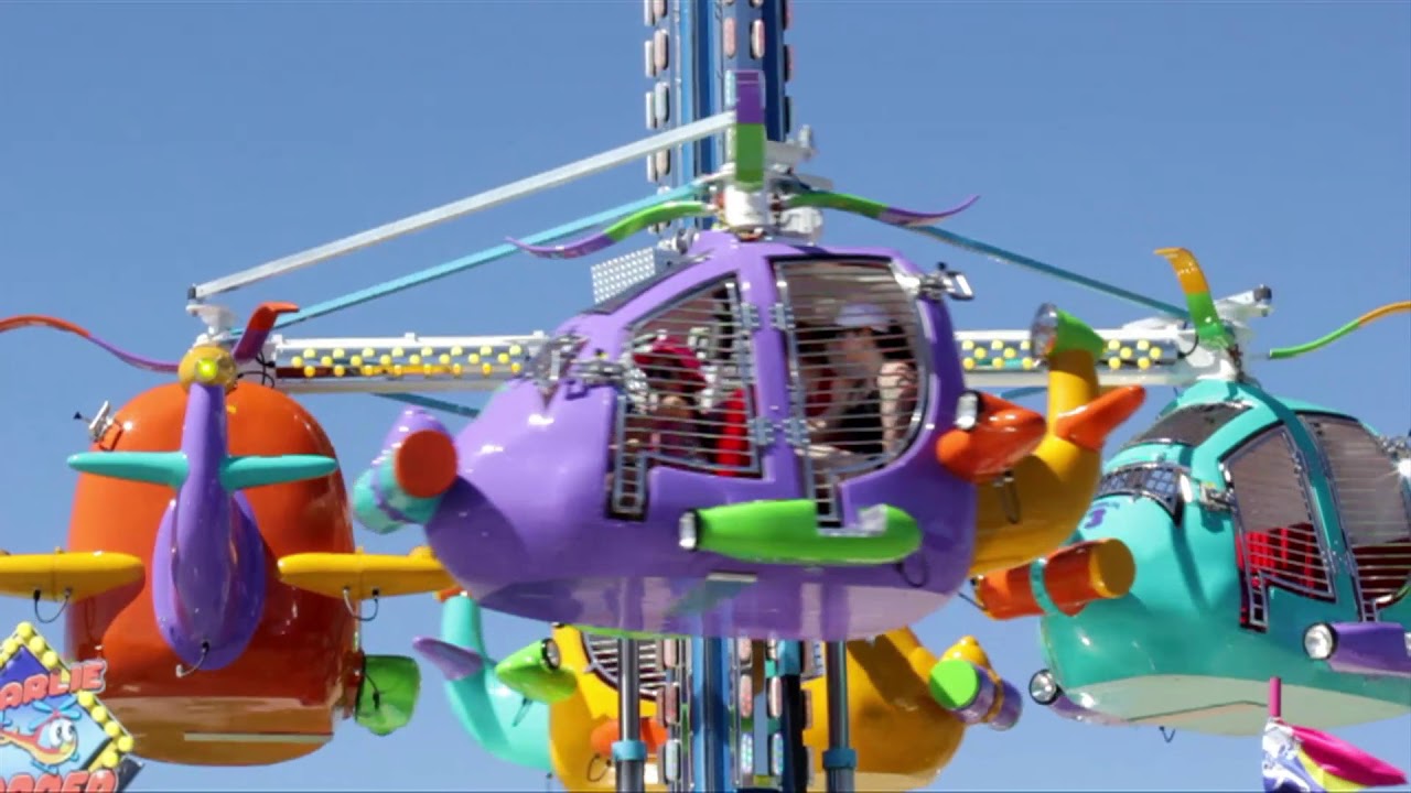 Charlie Chopper Kiddie Ride - YouTube