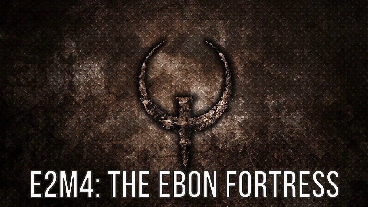 Quake walkthrough no commentary E2M4: The Ebon Fortress (All secrets ...