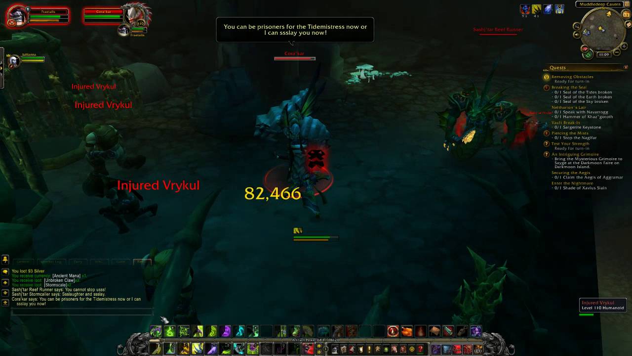 World of Warcraft Cora'kar Suramar Legion Rare Spawn Location - YouTube