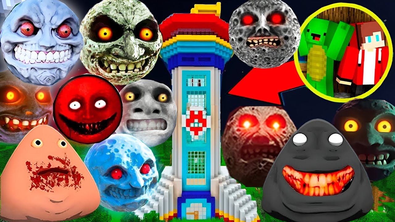 I FOUND SCARY LUNAR MOONS 😰😱 IN MINECRAFT | MINECRAFT HORROR | - YouTube