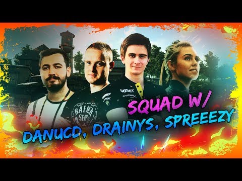 Squad w/ Danucd, Drainys, sprEEEzy [PUBG]