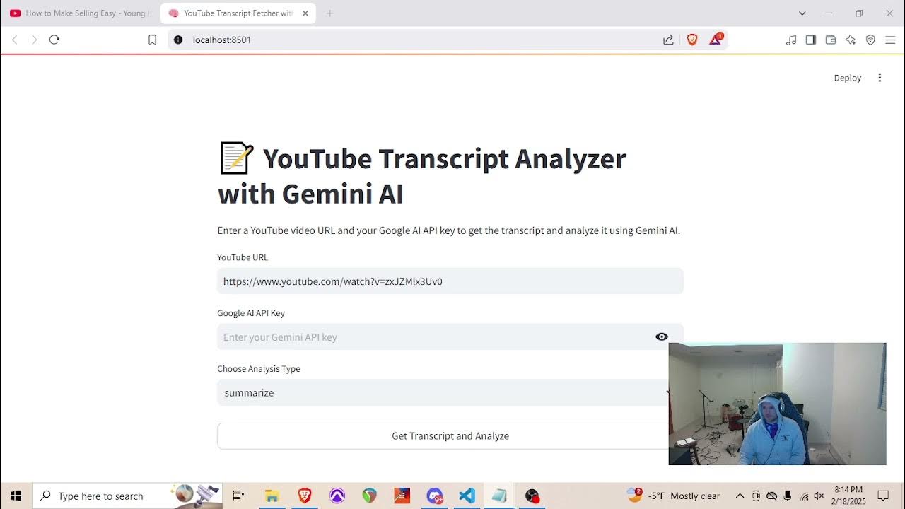 Turn Youtube Transcripts Into Tools | YouTube Transcript Analyzer With ...