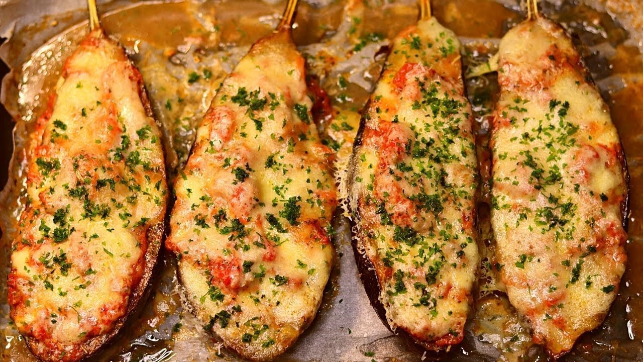 Ich habe noch nie so leckere Auberginen gegessen! Gefüllte Auberginen ...