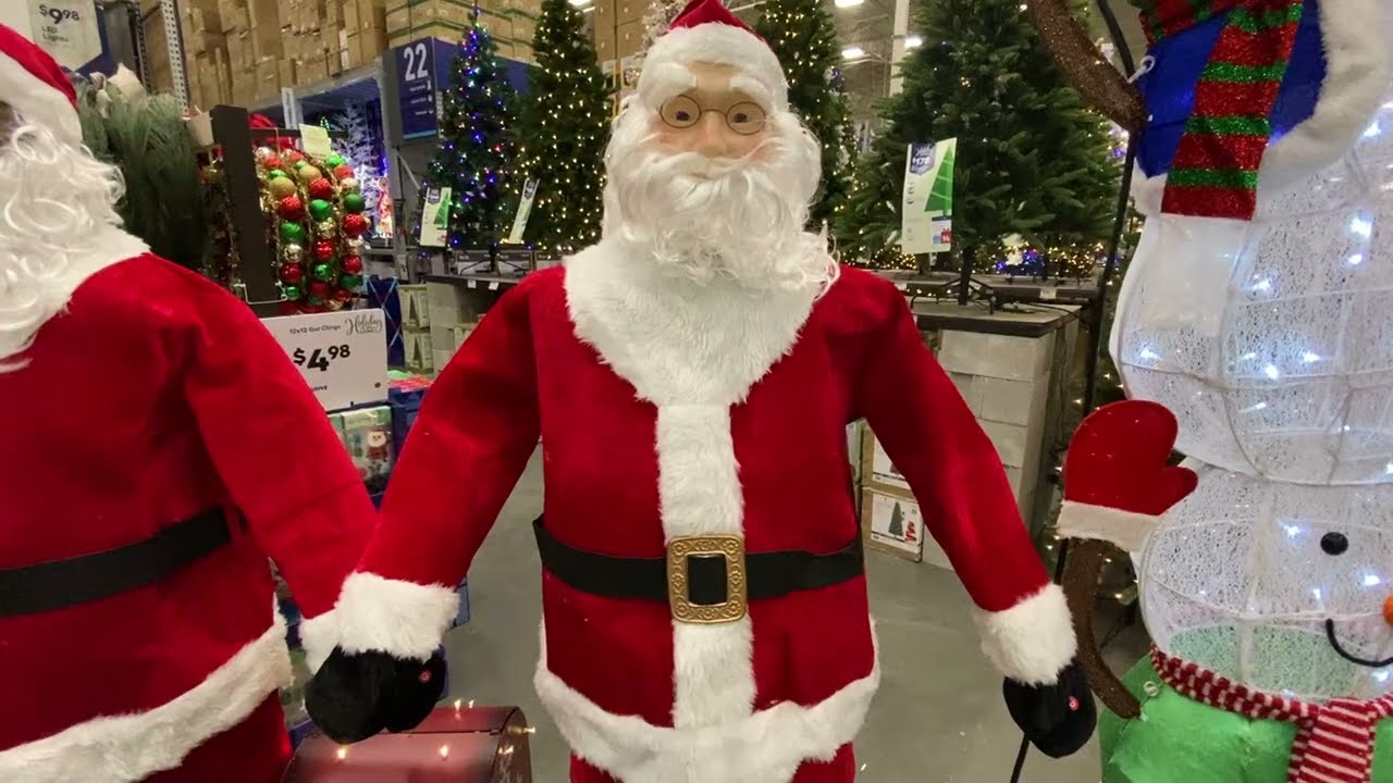 Life-Size Posable 6ft Santa Claus | Gemmy Christmas 2022 - YouTube