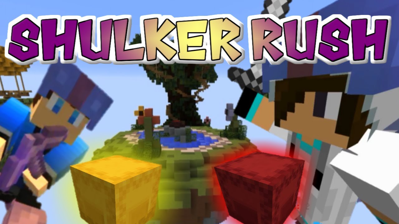 【Minecraft】相手のコアを破壊するPVPをやってみた！shulker rush!!前編 - YouTube
