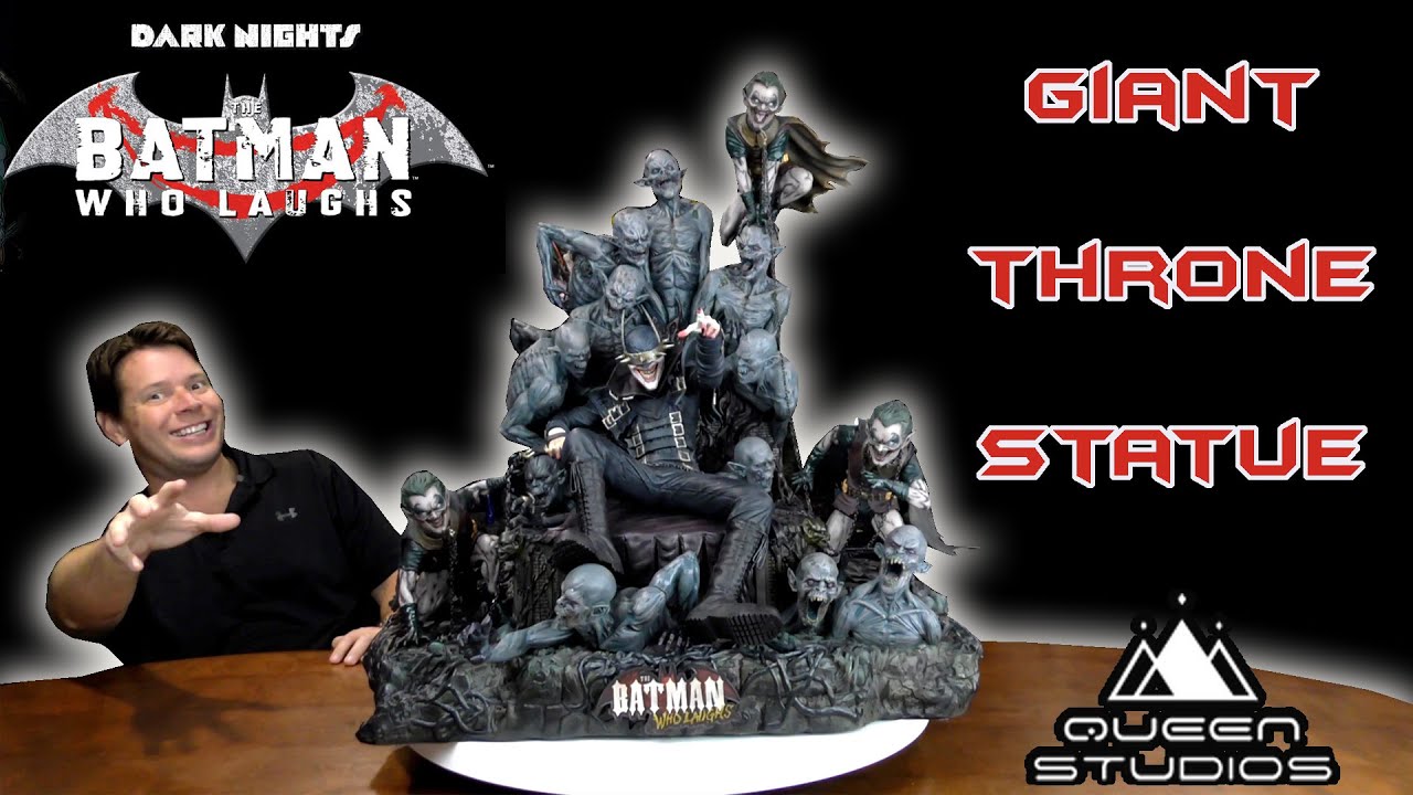 Queen Studios BATMAN WHO LAUGHS on Throne STATUE REVIEW - YouTube