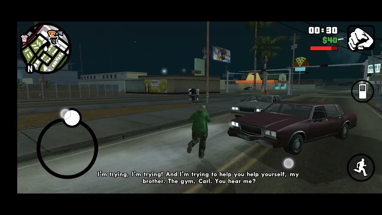 Big smoke fat shames carl. GTA SA secret cutscene. - YouTube