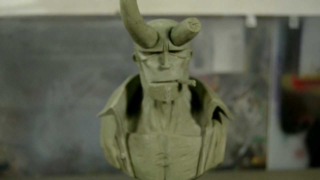 Hellboy Original Sculpt - YouTube