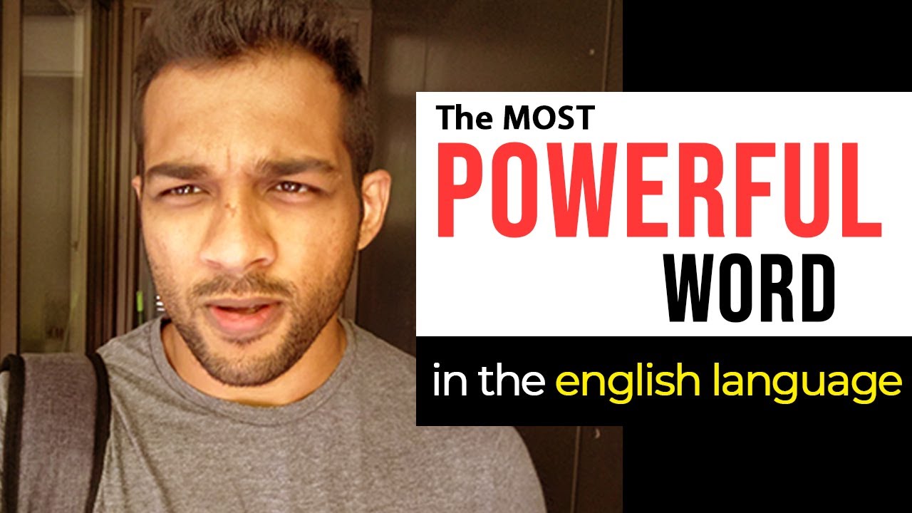 The MOST Powerful Word In The World - YouTube