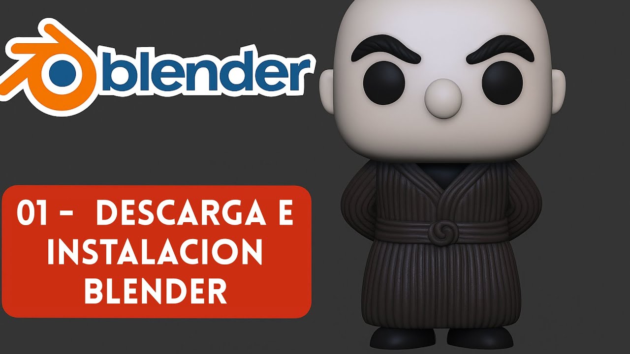 Curso Blender Funko Pop: Modelando a Tío Fester (Gratis) - 01 ...
