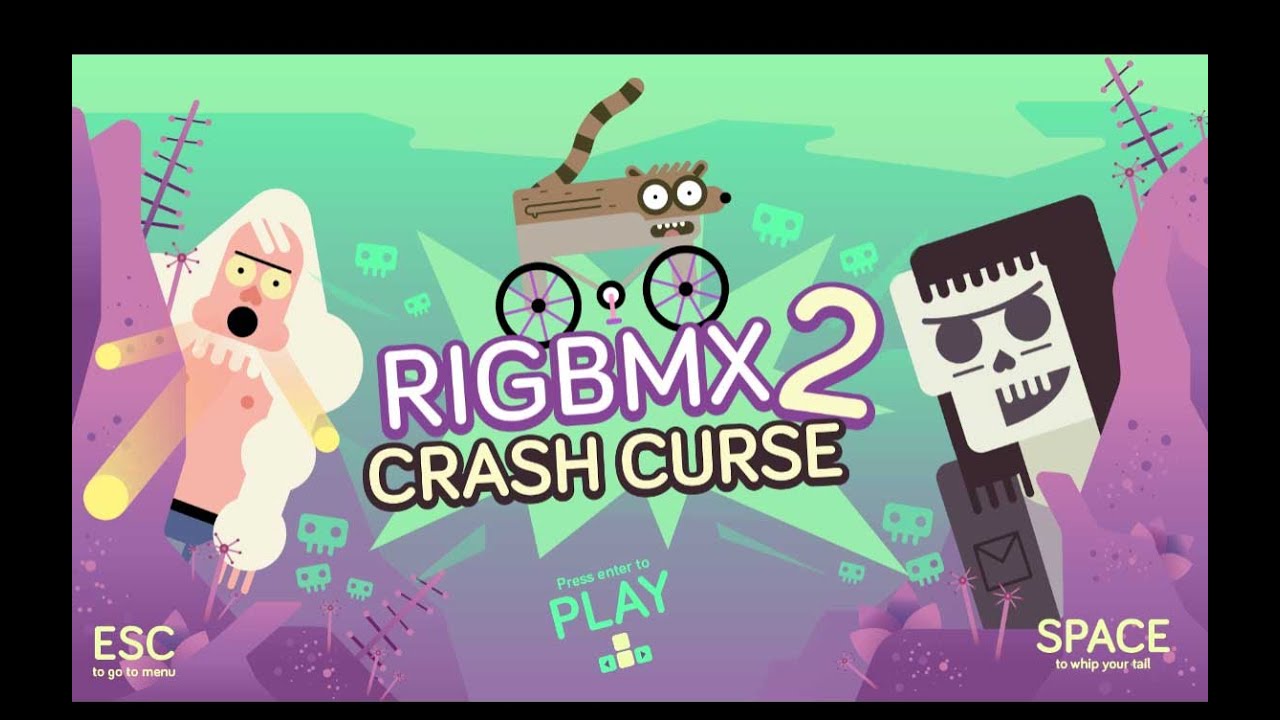 Regular Show (RigBMX 2: Crash Curse ) Обычное Шоу игра - YouTube