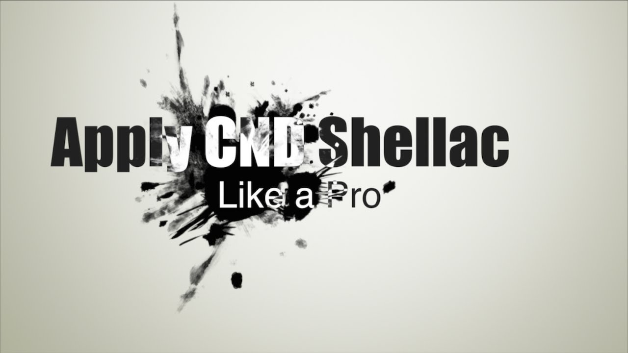 Apply CND Shellac Like a Pro | Best Shellac Tutorial - YouTube