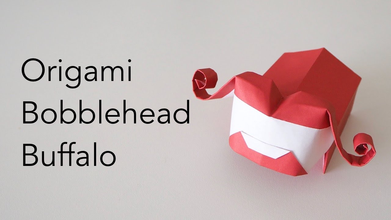 Origami Buffalo Tutorial - Designed by Yara Yagi - YouTube