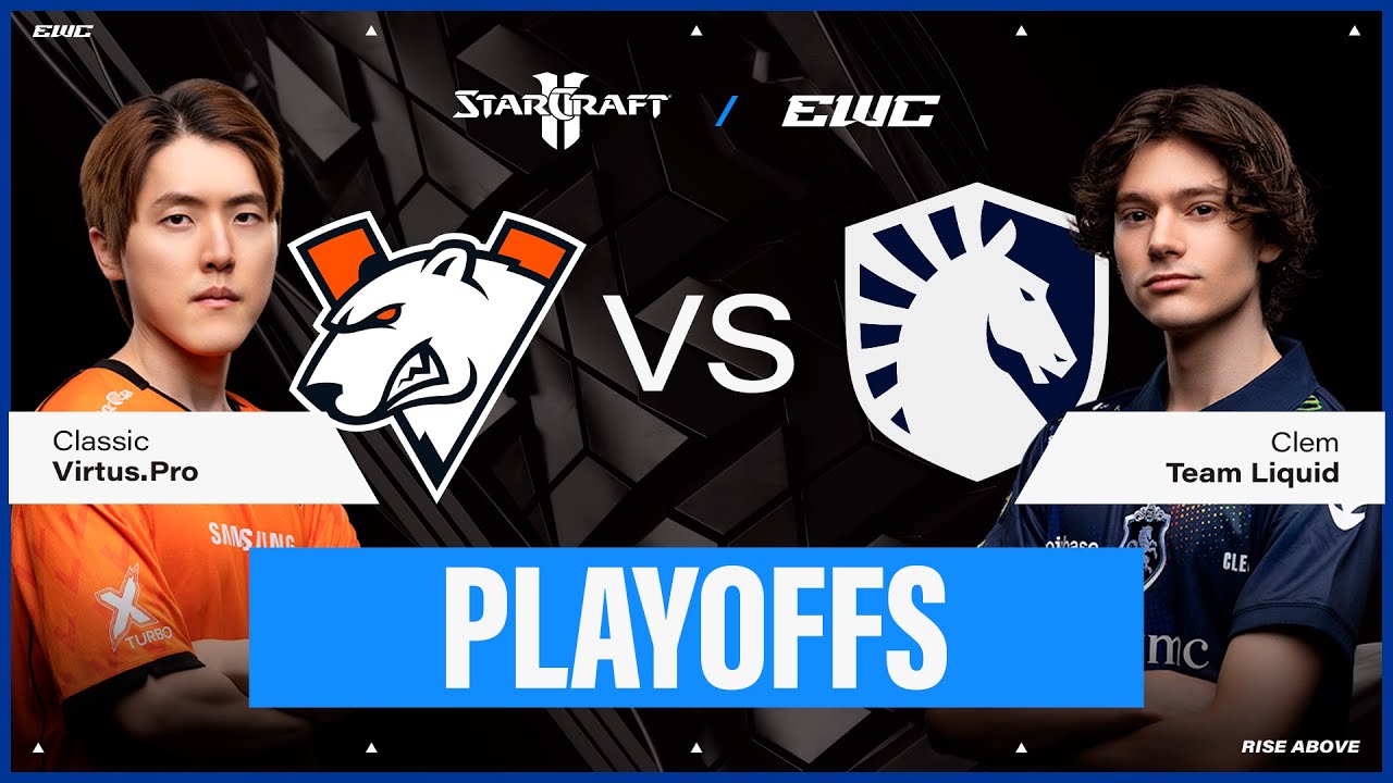 Clem vs Classic | StarCraft II at EWC 25 - Day 3 - Playoffs - YouTube