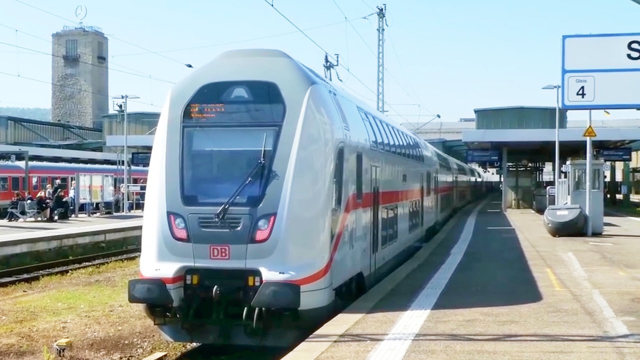 Der neue Doppelstock IC für die Gäubahn - YouTube
