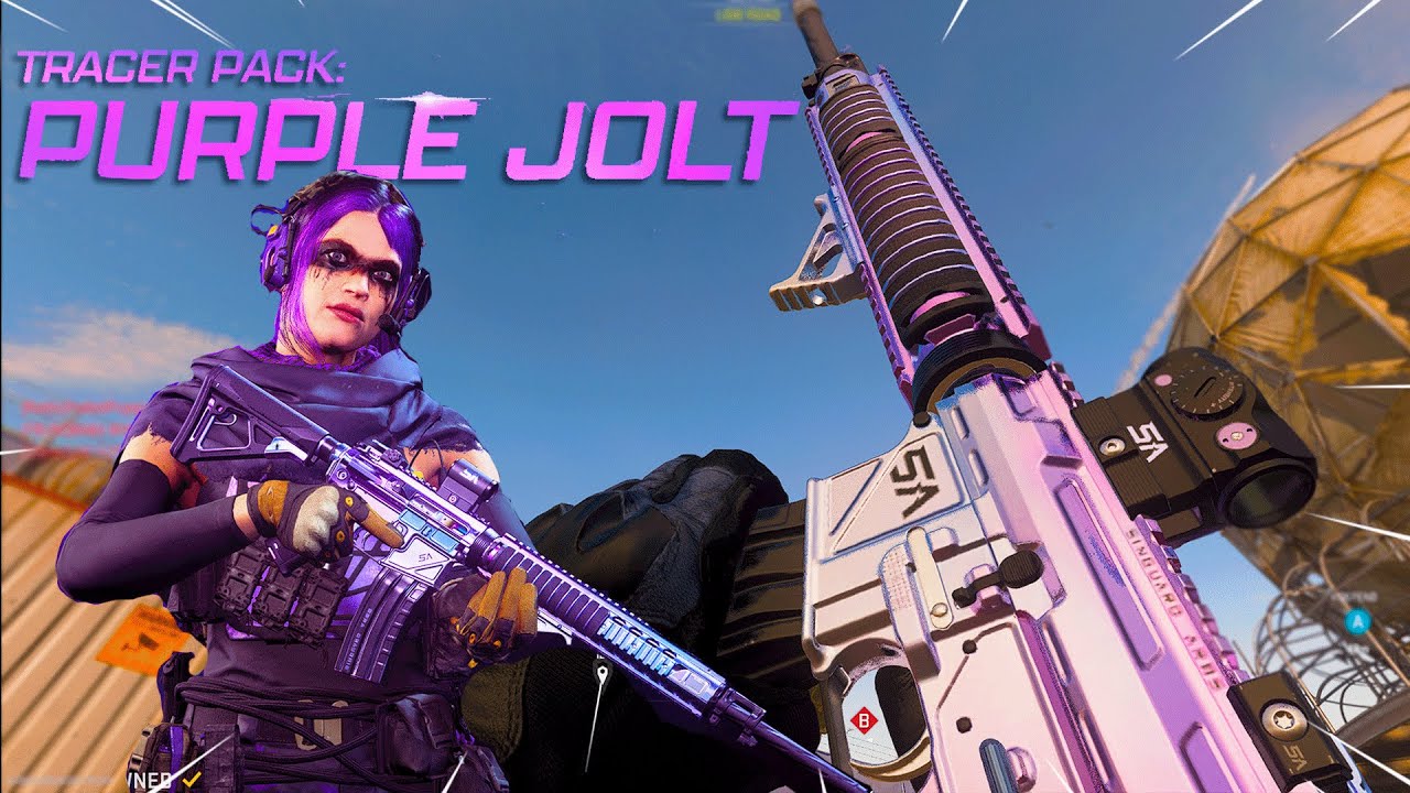 *NEW* TRACER PACK: PURPLE JOLT in MW2 (Purple Lightning Tracers!) - YouTube