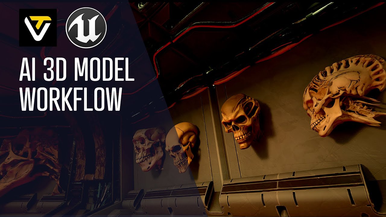 Free AI 3D Model to Unreal Engine_My personal workflow - YouTube