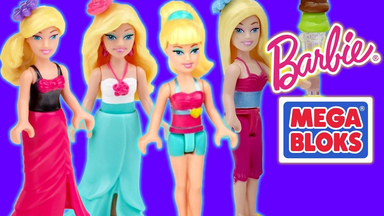 Mega Bloks Barbie Building Sets Collection Compilation Videos - YouTube