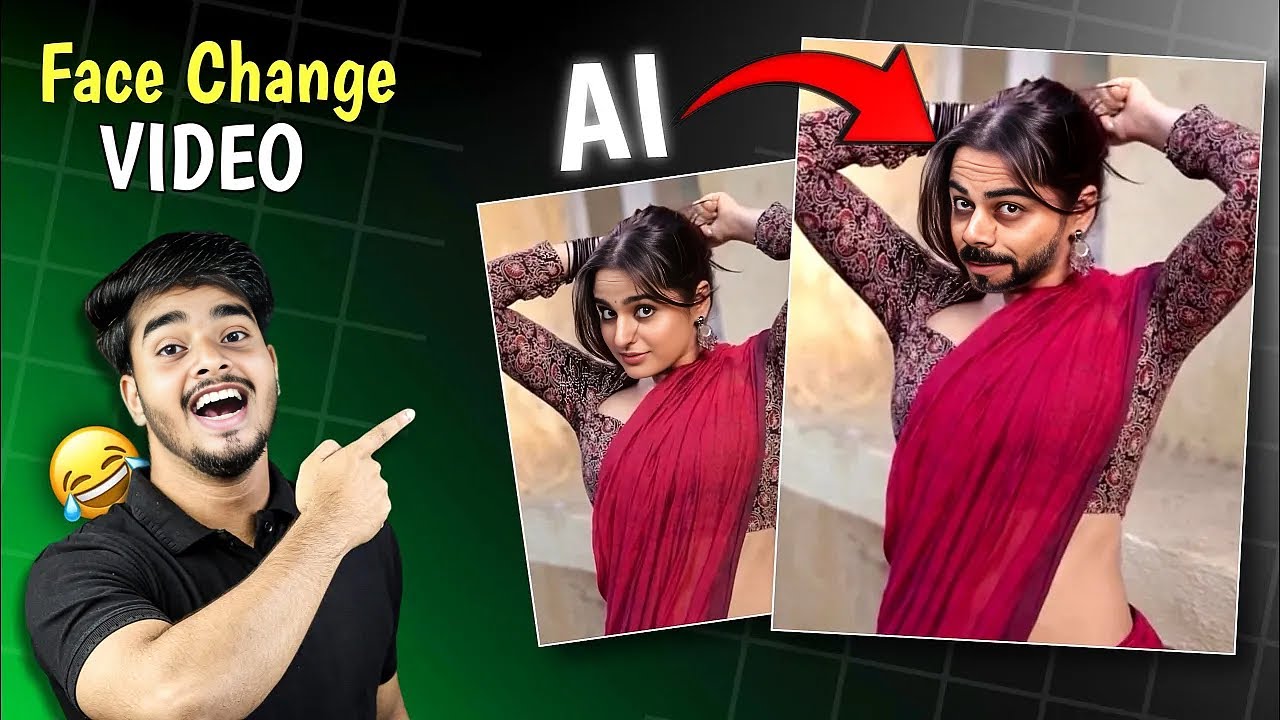 How to change face in video 🔥 | Video Face Swap Ai | Face Change Ai ...