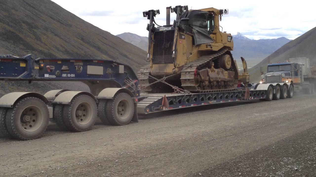 "PULLER-PUSHER" IN ALASKA (at Atigun Pass) - YouTube