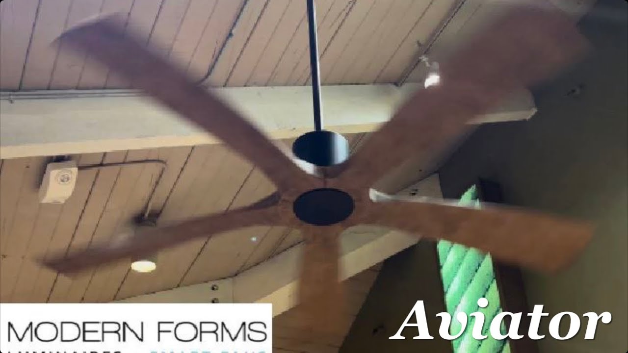 70” Modern Forms Aviator ceiling fans (2023 remake) - YouTube
