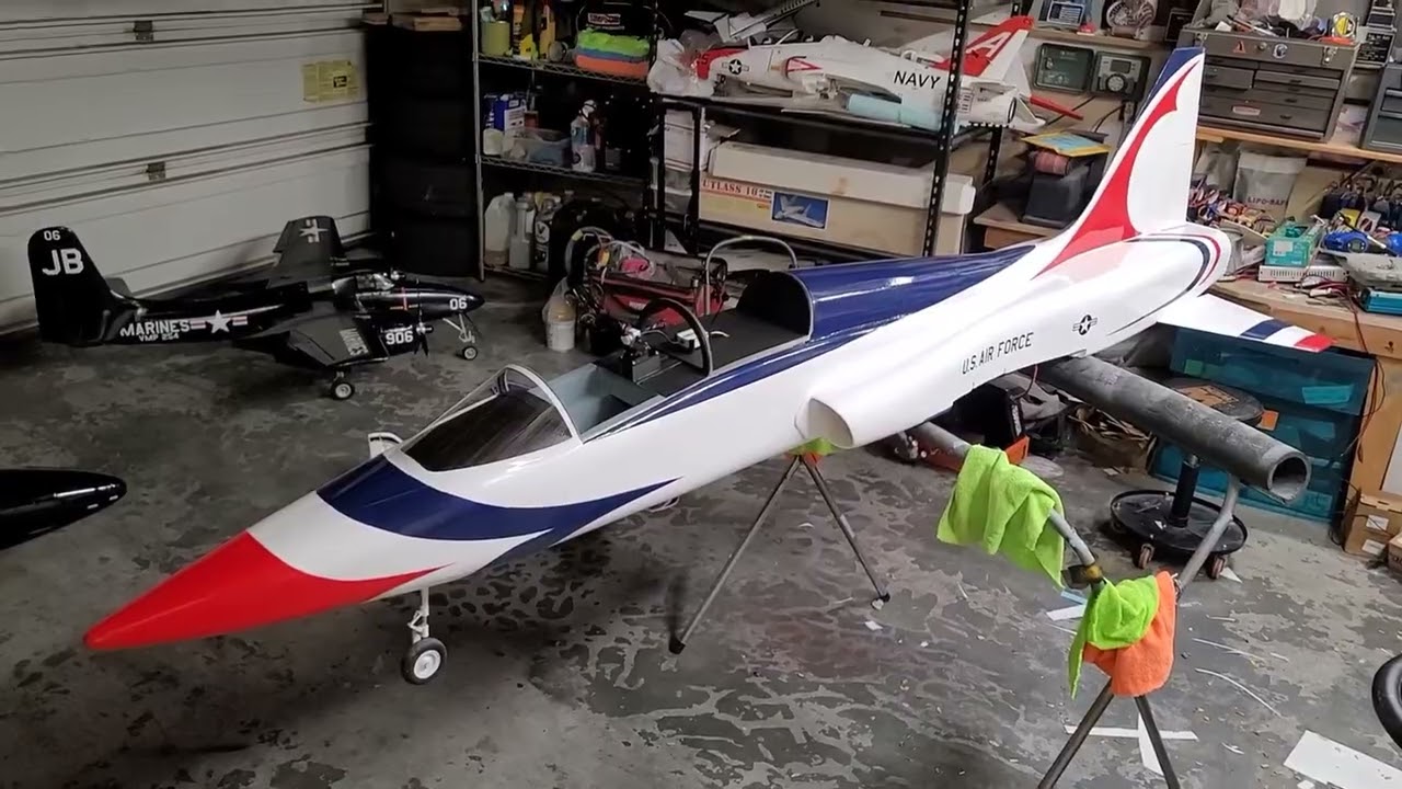 105" R/C EDF T-38 TALON BUILD..FPV COCKPIT BUILD! - YouTube
