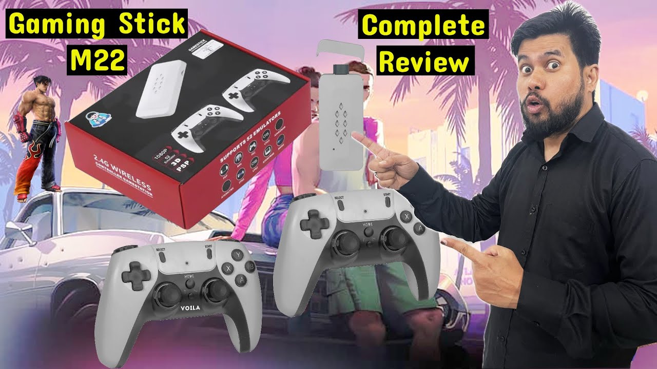 New Updated Gaming Stick M22 Review after 10 days, 30000+ games, FIFA ...