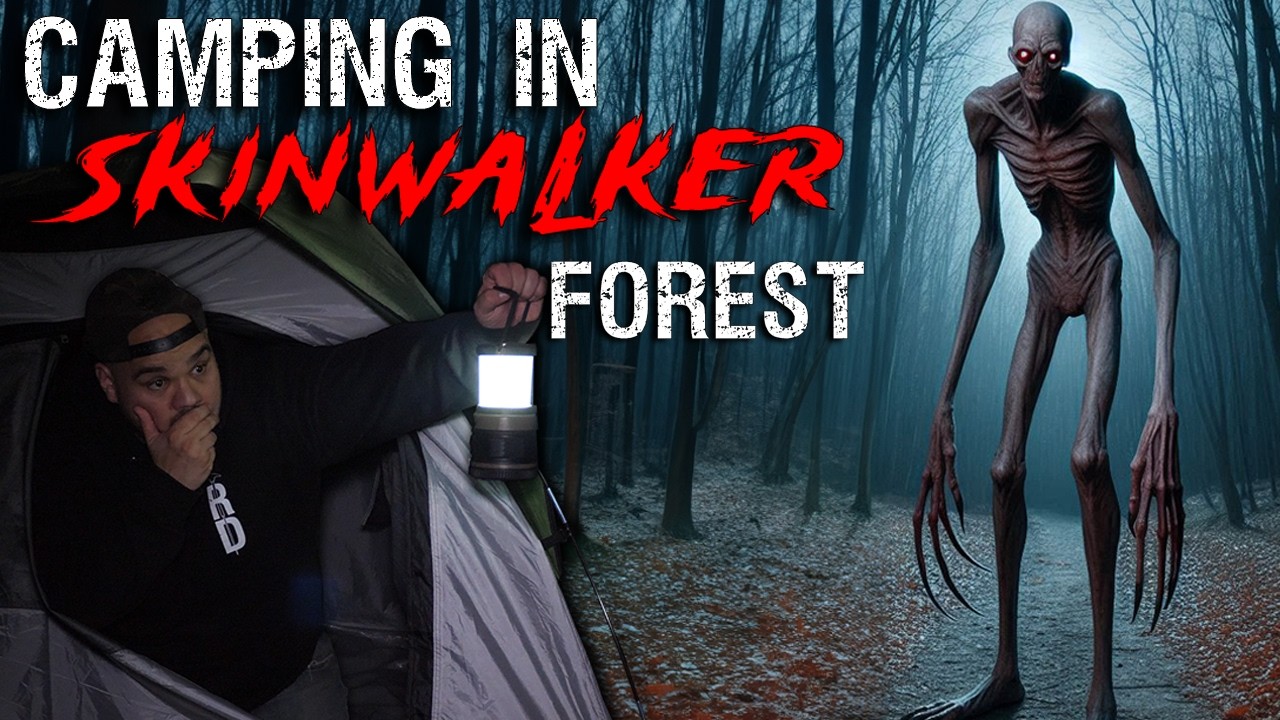TERRIFYING NIGHT in the SKINWALKER FOREST! (I COULDN'T LEAVE) - YouTube