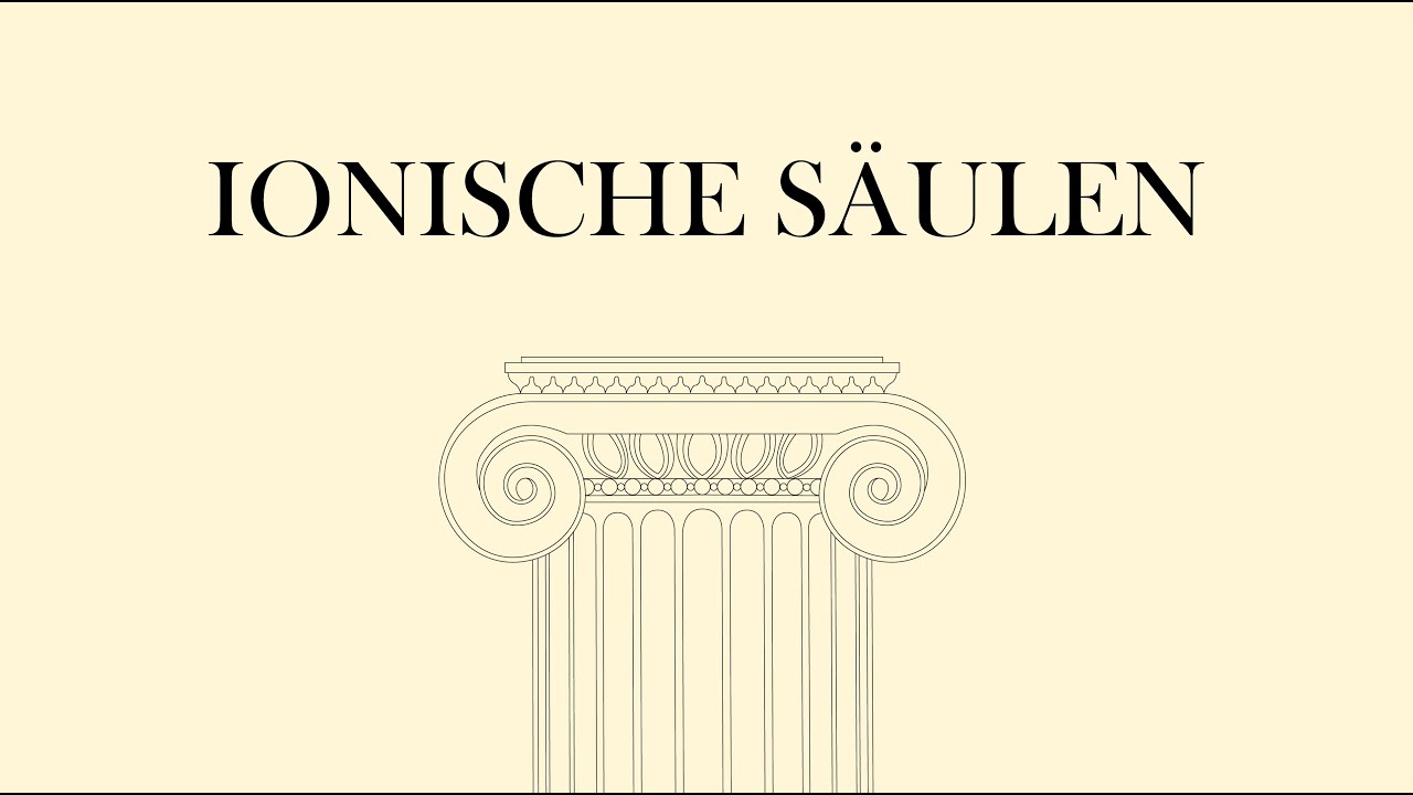 Die Ionische Säulenordnung | Architektur Erklärt - YouTube