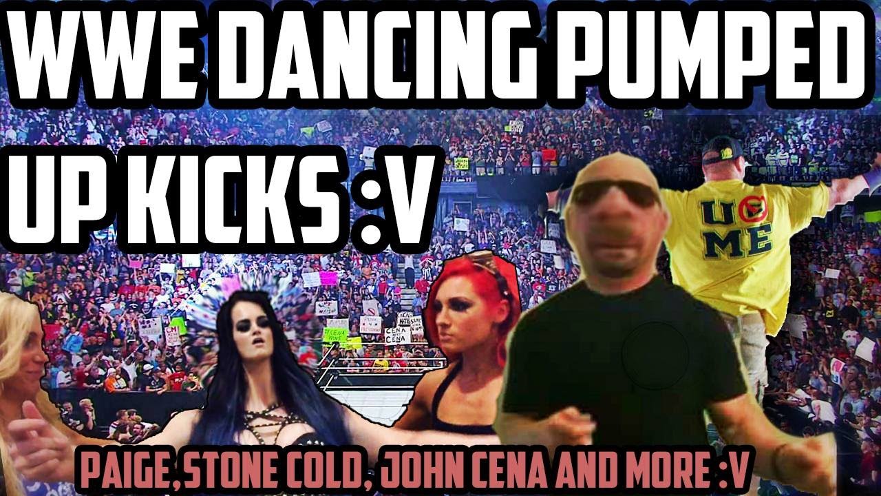 WWE Divas & Superstars Dancing Pumped up kicks ||Planeta WWE Latino ...