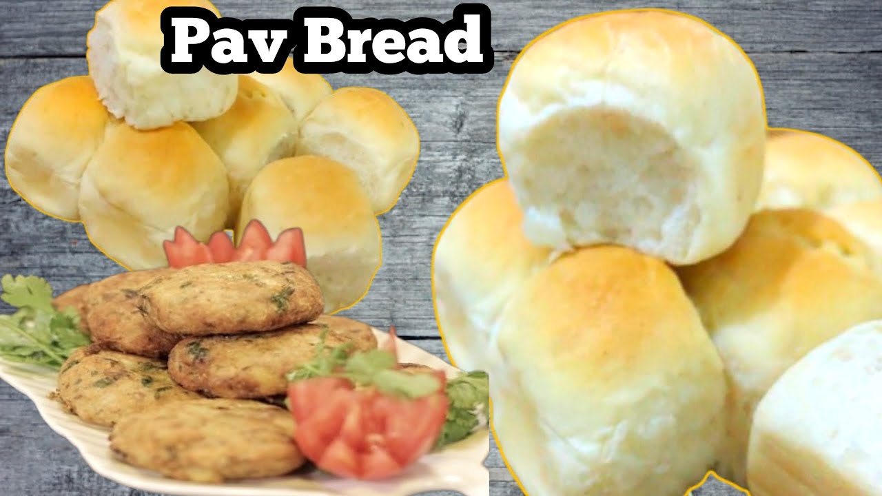 Light and Soft Small Bun Bread || Pav Bread Recipe For Snacks ...
