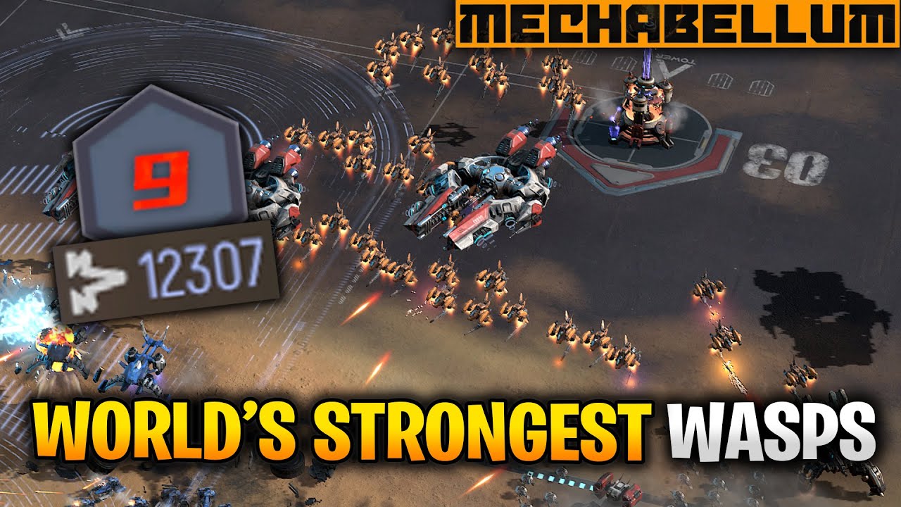 CRAZIEST WASP UNIT I'VE EVER SEEN (Giant Units 1 Shotted) - Mechabellum ...