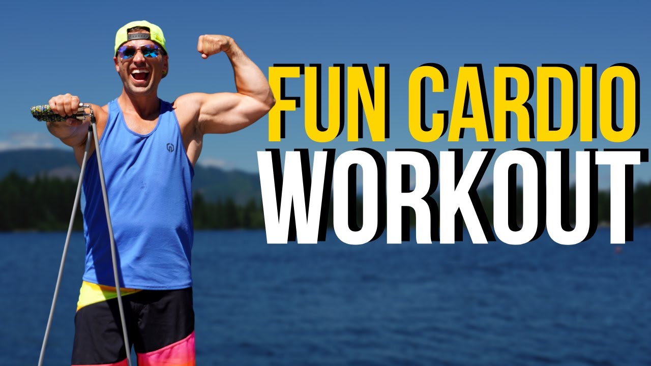 Fun Cardio Workout | 20 Min Jump Rope Exercise - YouTube
