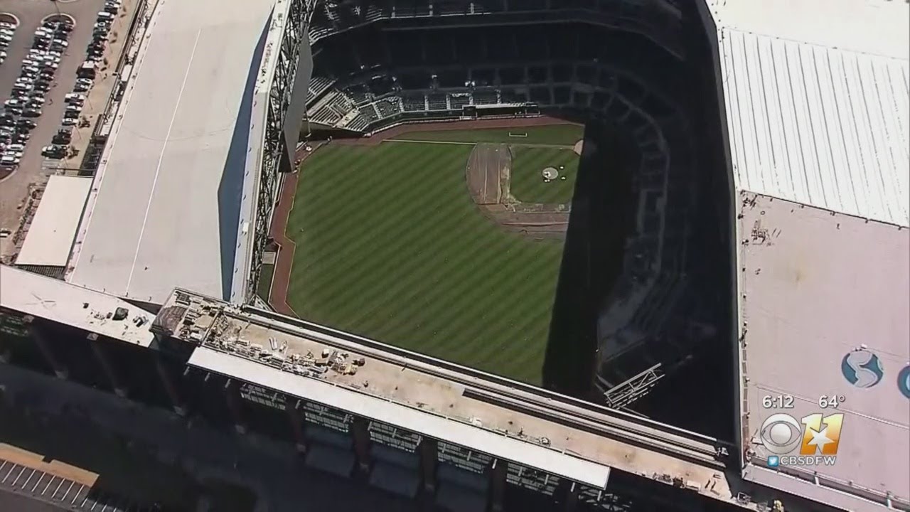 Take A Sneak Peak At The New Home Of The Texas Rangers - YouTube