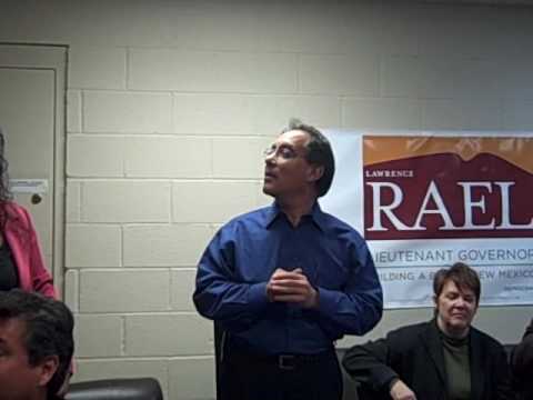 Lawrence Rael Lt Gov Campaign Office Opening - YouTube