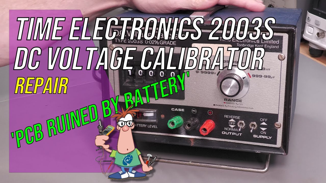 No.114 - Time Electronics 2003S DC Voltage Calibrator Repair & Refurb ...
