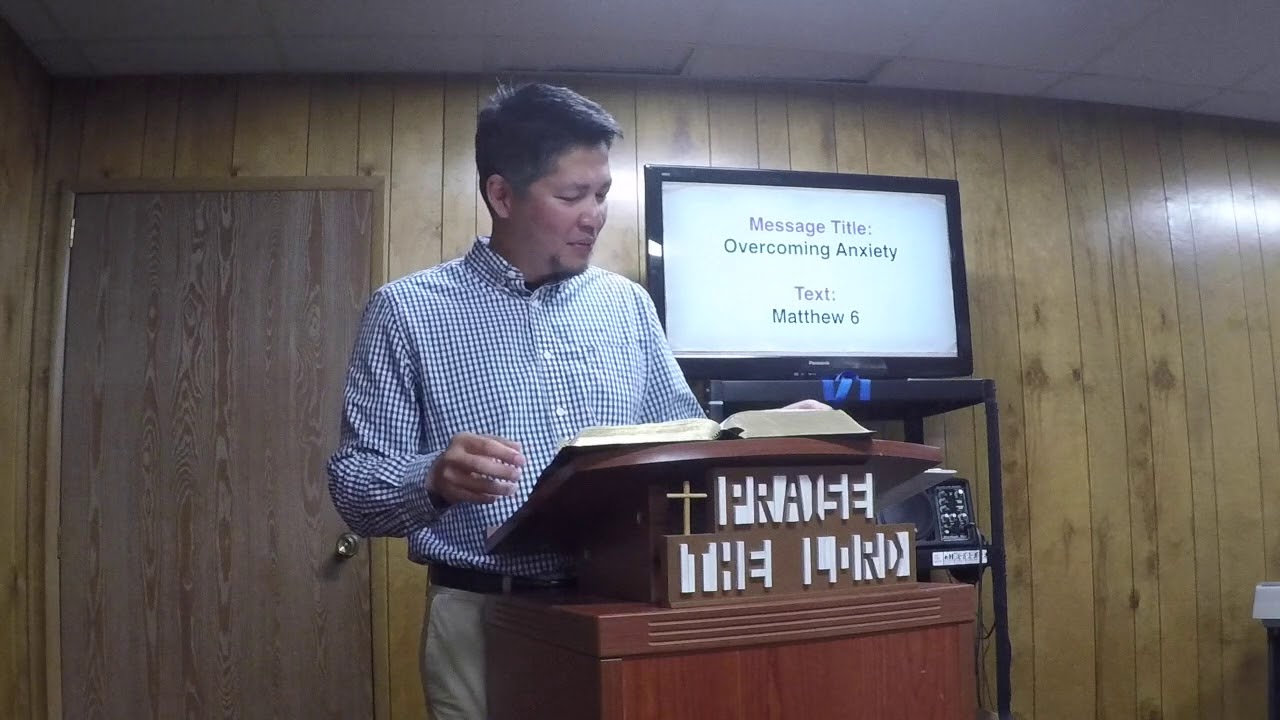 Overcoming Anxiety: Pastor Patrick Lacson - April 15, 2018 - YouTube
