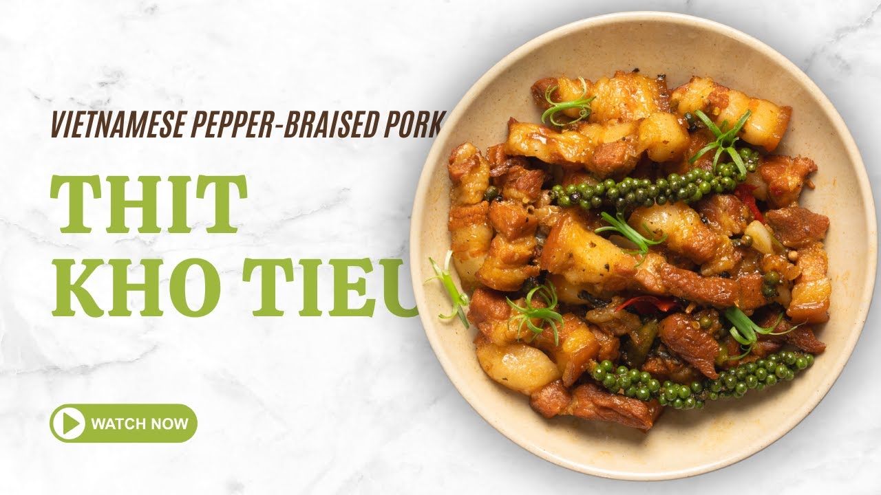 How to Make Thit Kho Tieu (Vietnamese Pepper-Braised Pork) | Easy ...