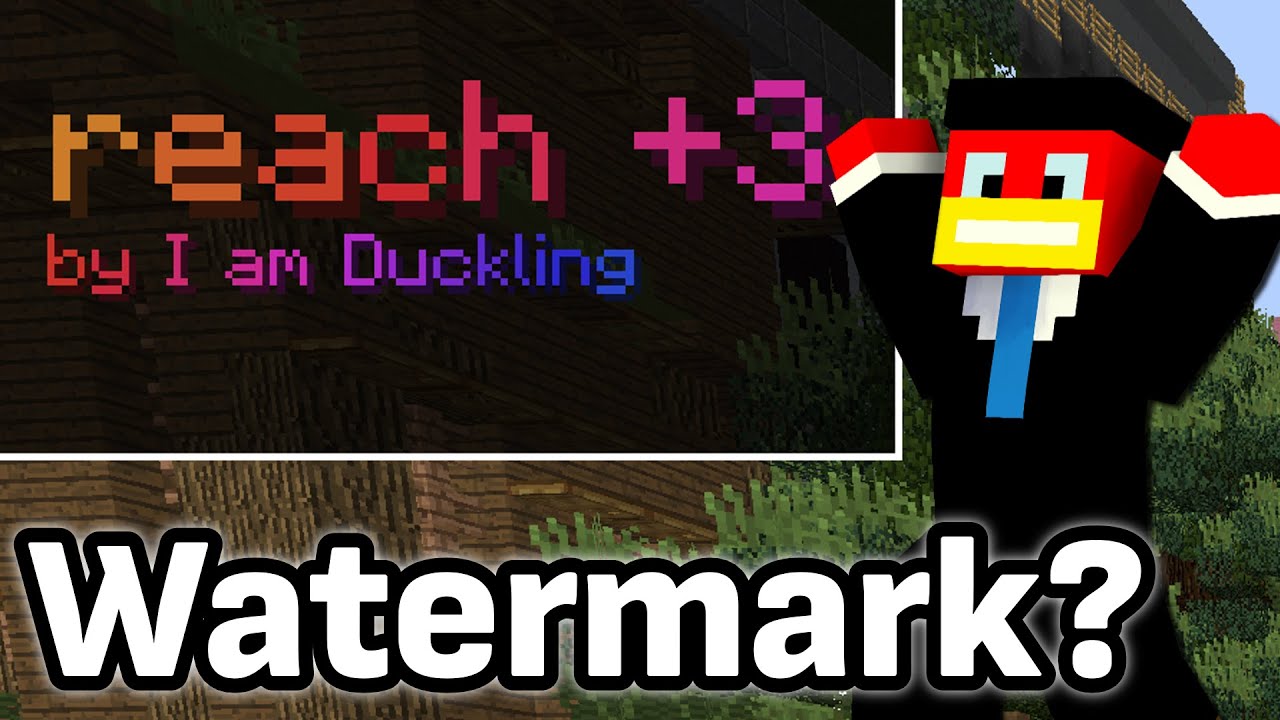 How to Display a WaterMark Like a Cheat Client!😎【Resource Pack】 - YouTube